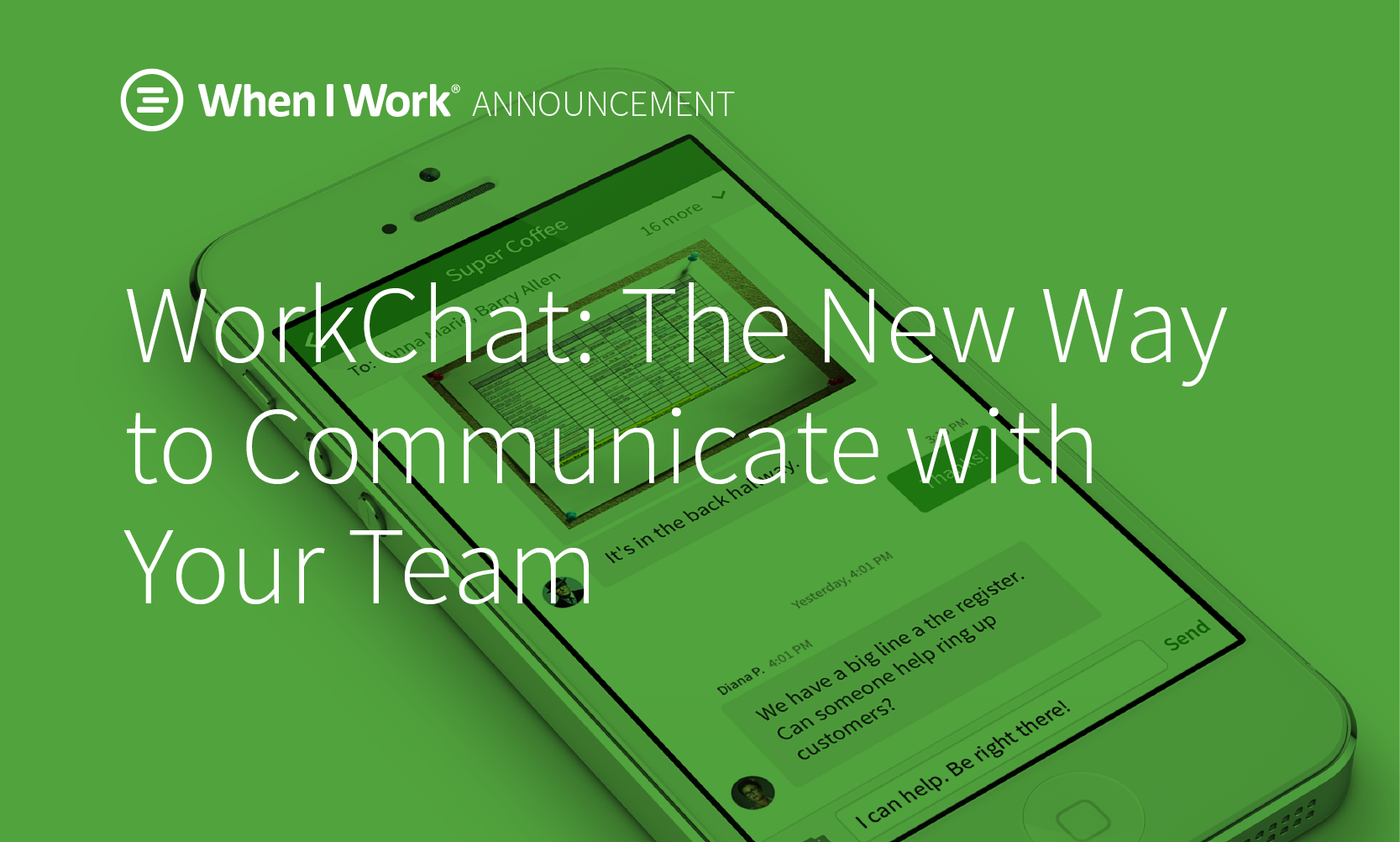 WorkChat: The New Way to Communicate with Your Team | When I Work