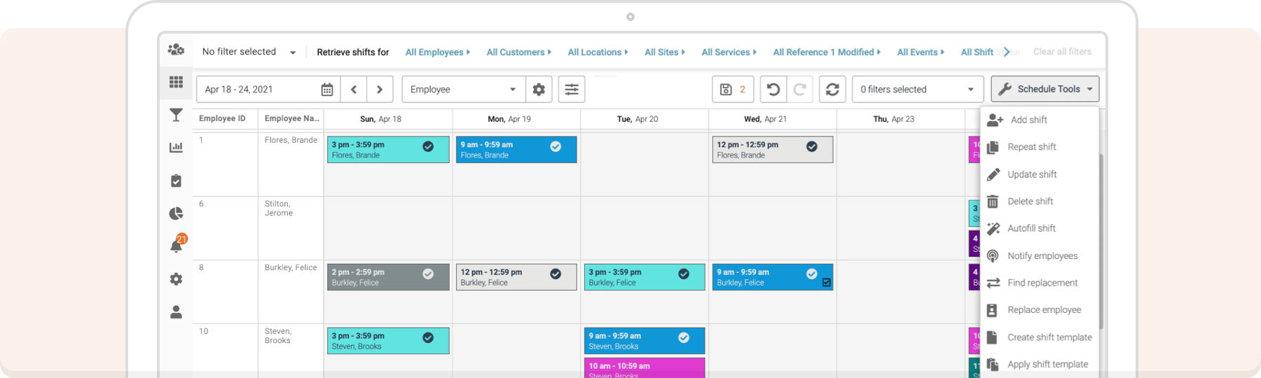 Top 11 Security Guard Scheduling Software: Features, Pricing, And More | When I Work