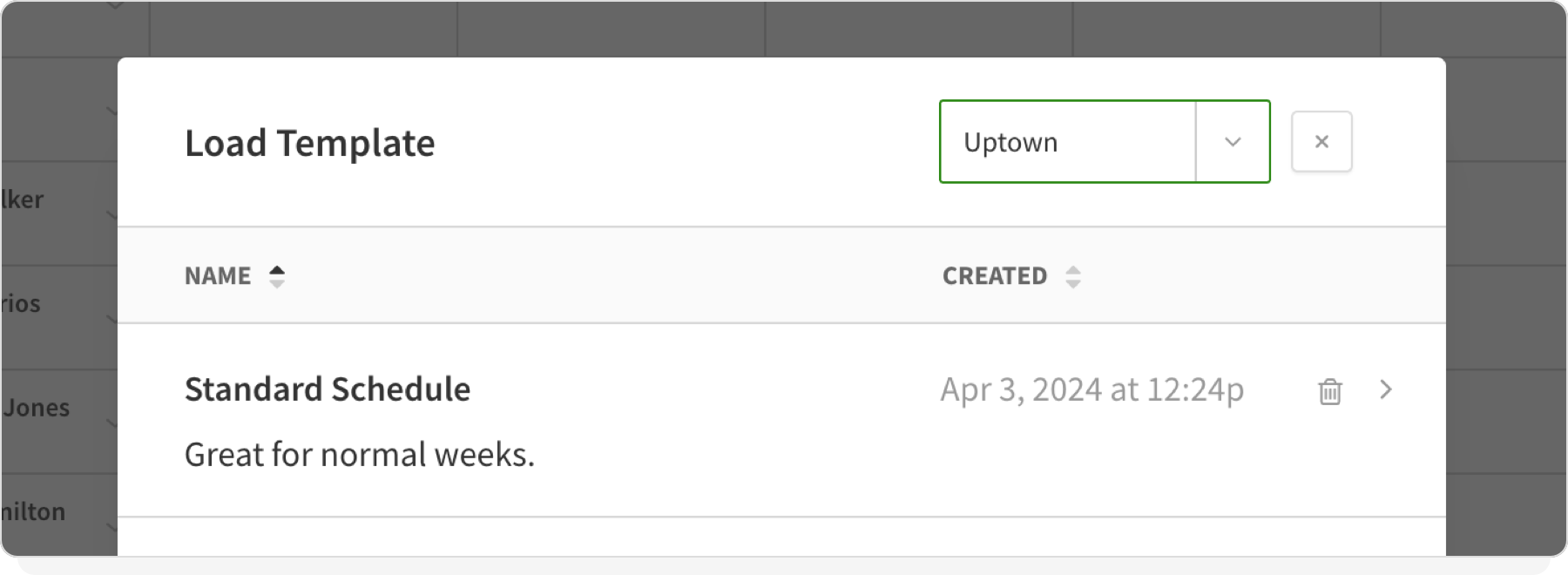 Free Weekly Work Schedule Template for Teams | When I Work