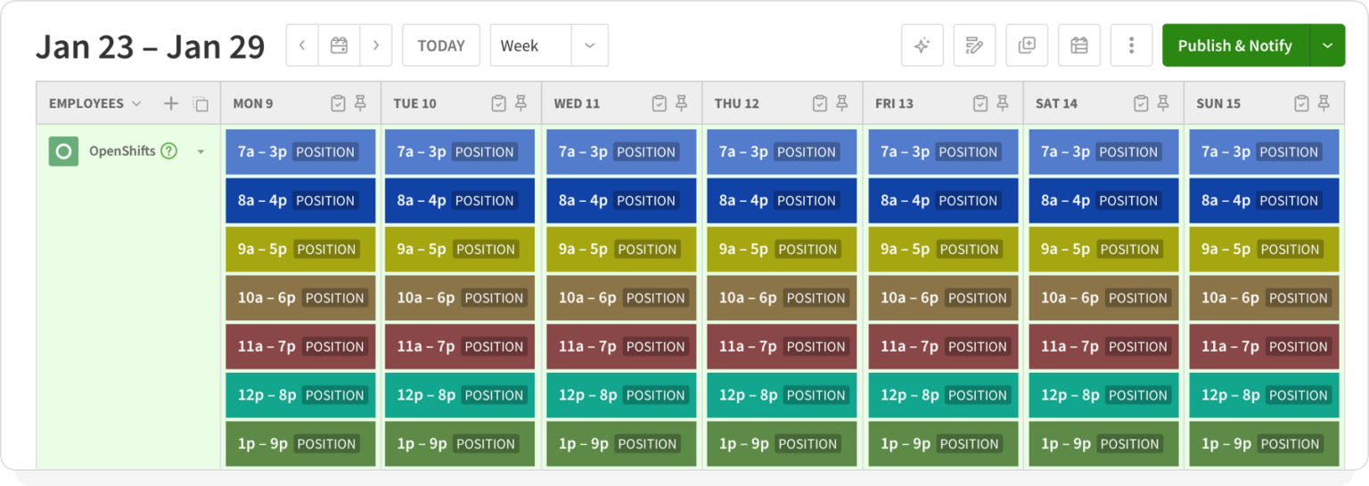 Work Schedule Types and Shift Examples | When I Work