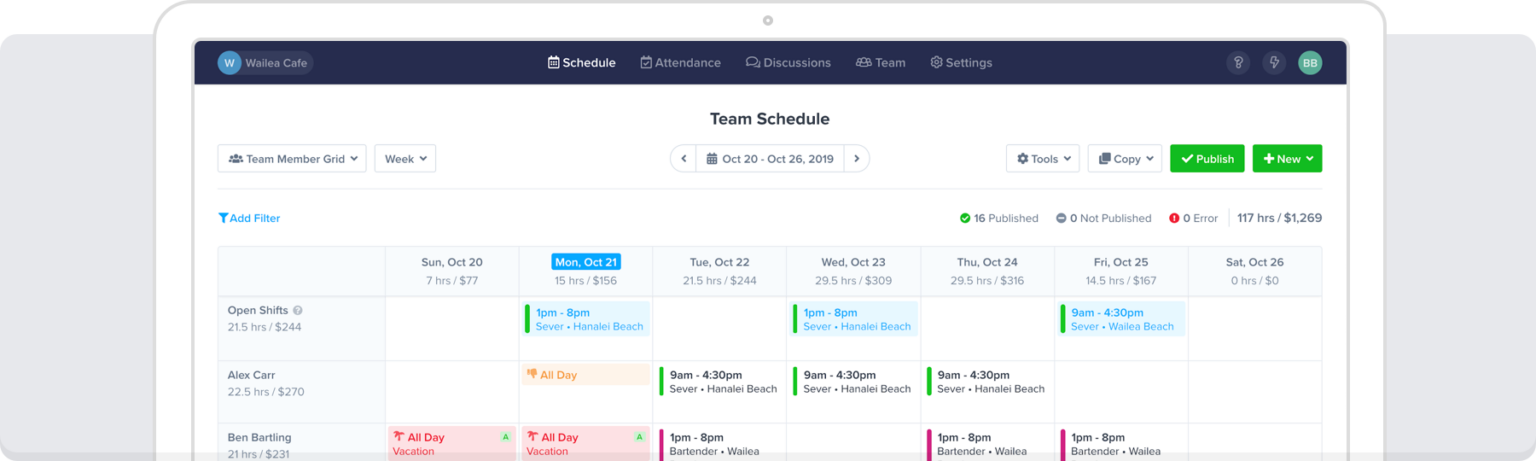 7 Best Scheduling Software For Restaurants In 2025 | When I Work
