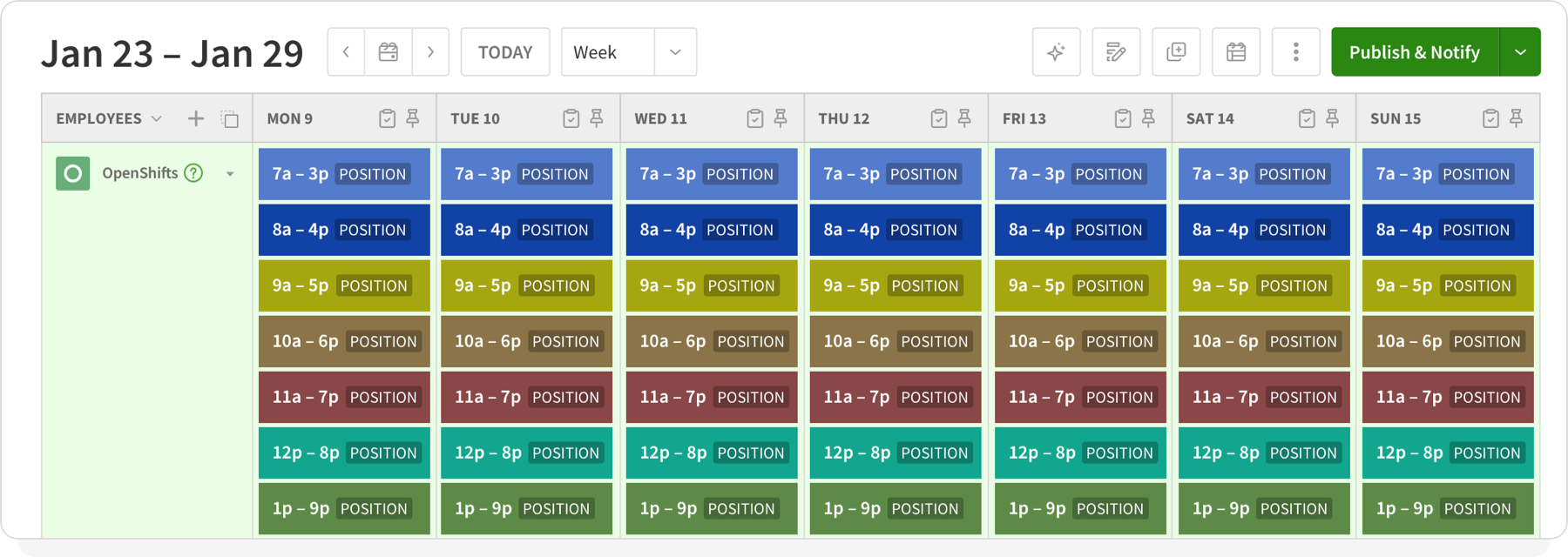 Free On-Call Schedule Rotation Template | When I Work