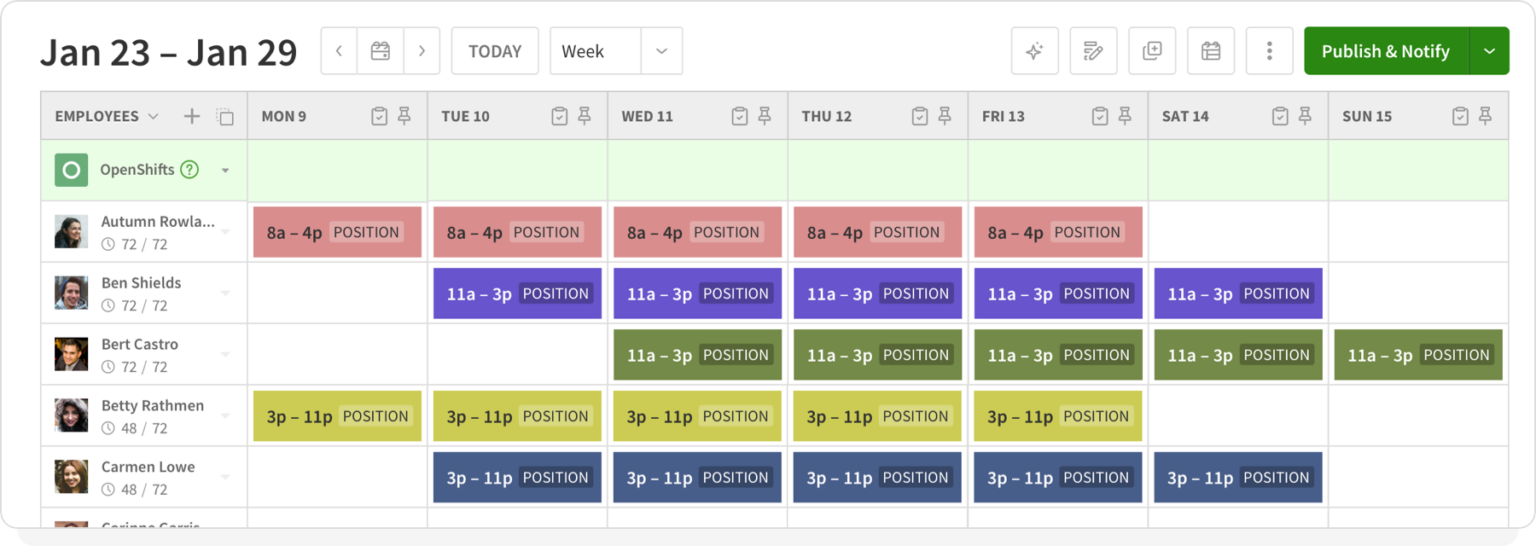 24 Hour Shift Schedule: Tips, Examples & Free Templates | When I Work