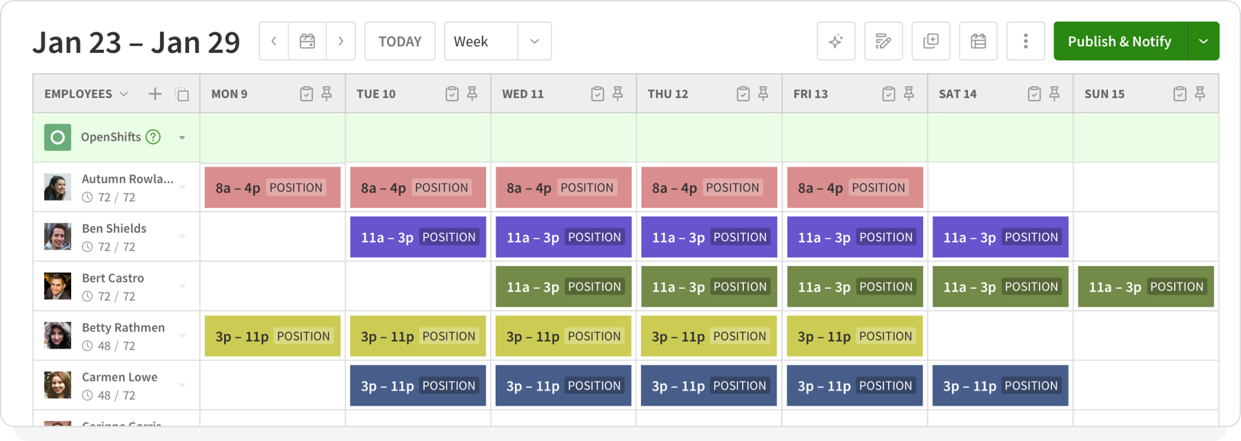 How To Create a 24-Hour Shift Schedule | When I Work