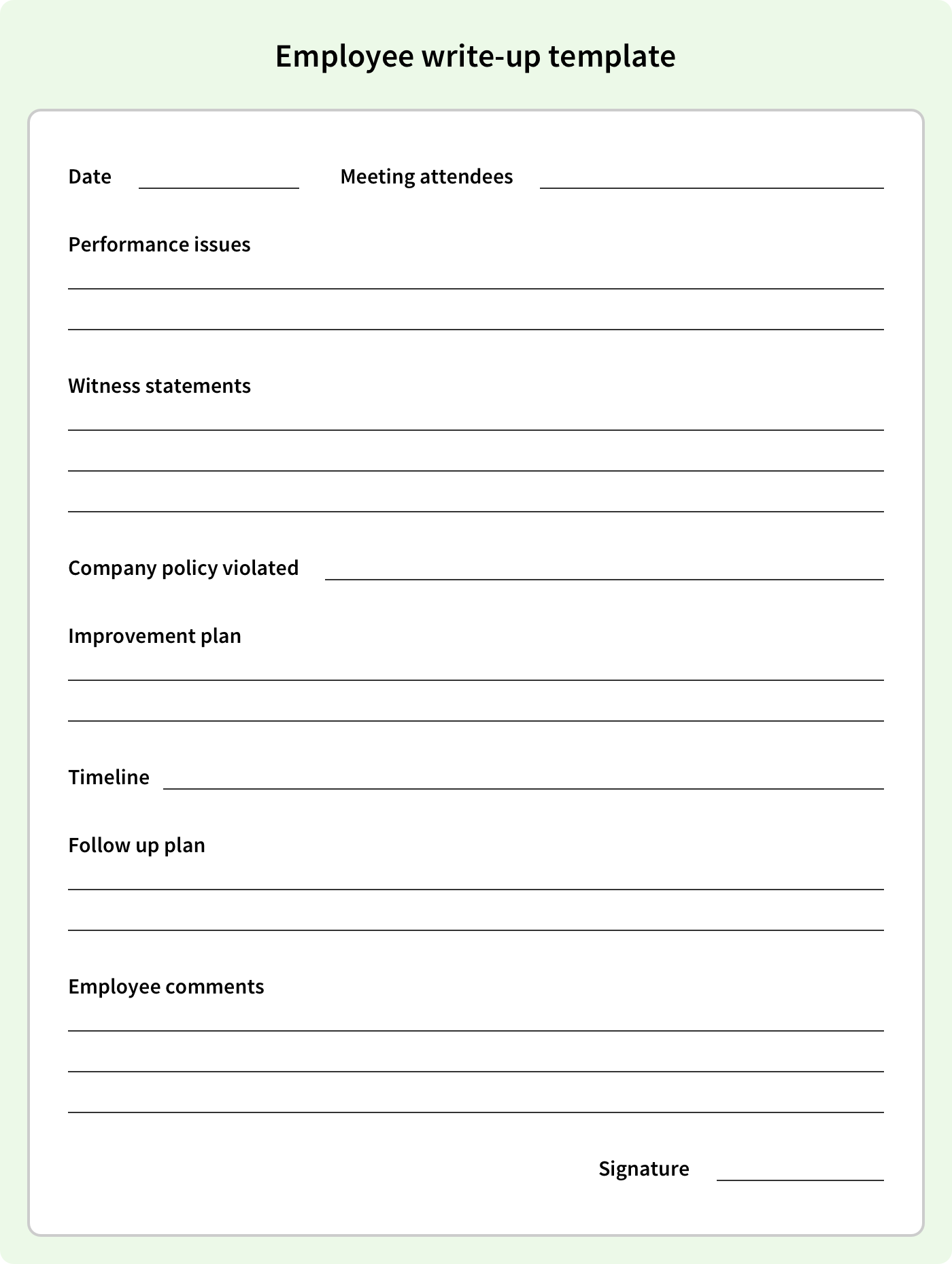 How To Write Up An Employee: 8 Simple Steps + Free Template | When I Work